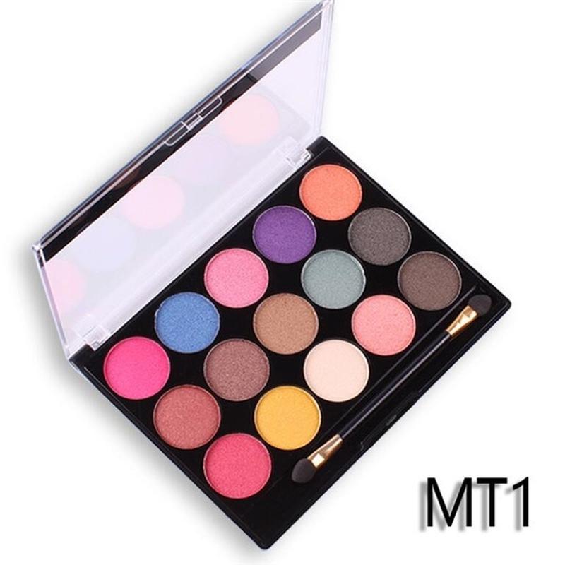 Buy 1 Piece 15 Colors Make Up Highlighter Eye Makeup Palette Eyeshadow ...