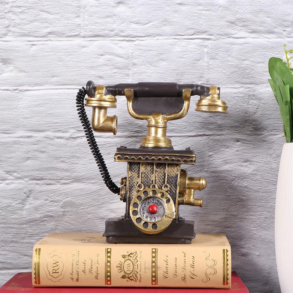 Buy 1pc Old-fashioned Saving Pot Telephone Model Change Organizer ...