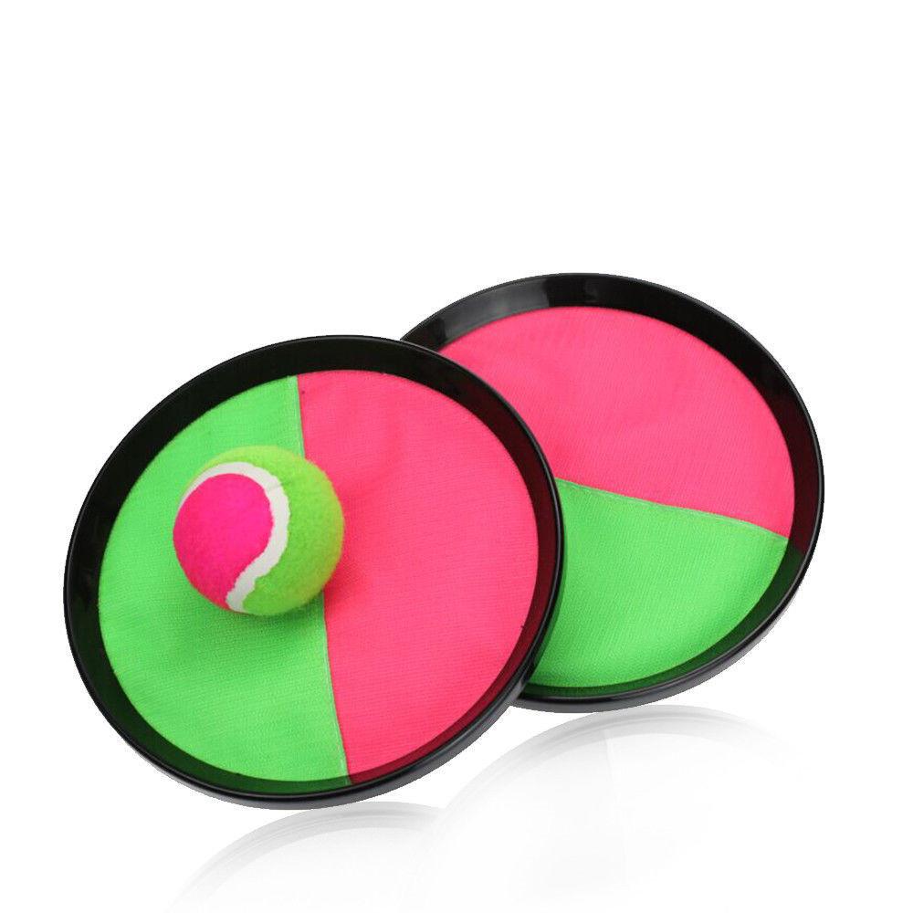 Buy Fashion Sports Sticky Racket Ball Game With Disc Paddle Pink ...
