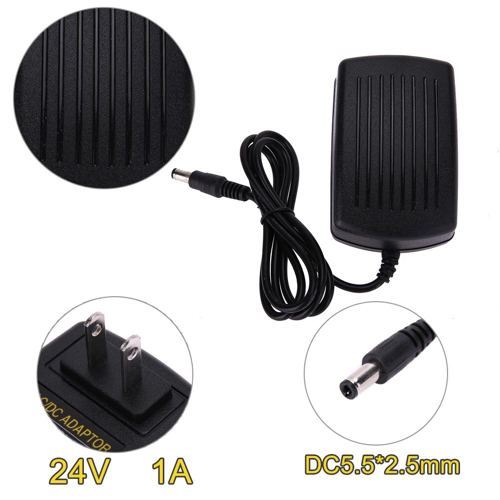 Cheap DC24V 1A Adapter AC 100V-240V to DC 24V Converter Power Supply ...