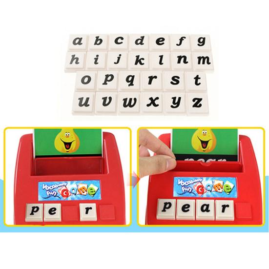 HaoYunLai Kids English Alphabet Letter Card Spelling Board Game Early ...