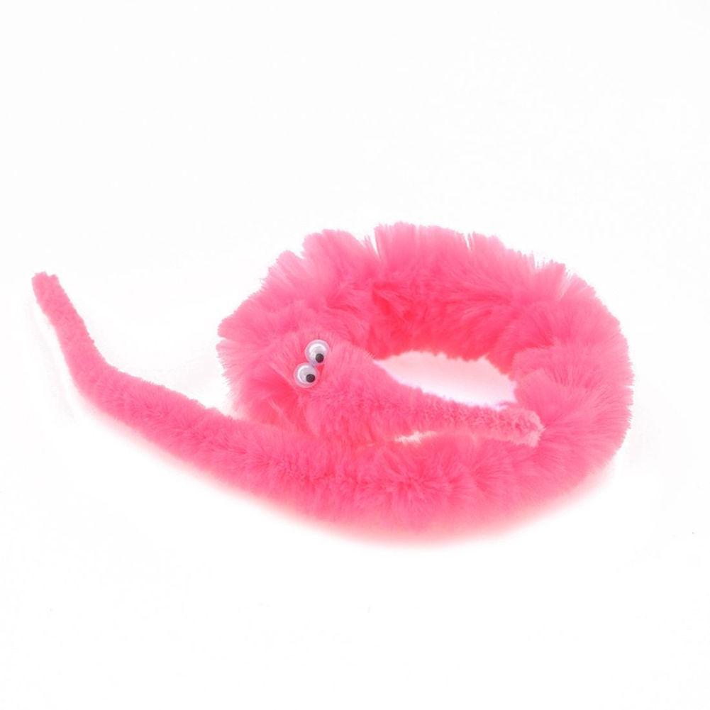 Buy 1pcs Magic Twisty Fuzzy Worm Wiggle Moving Sea Horse Kid Trick Toy ...