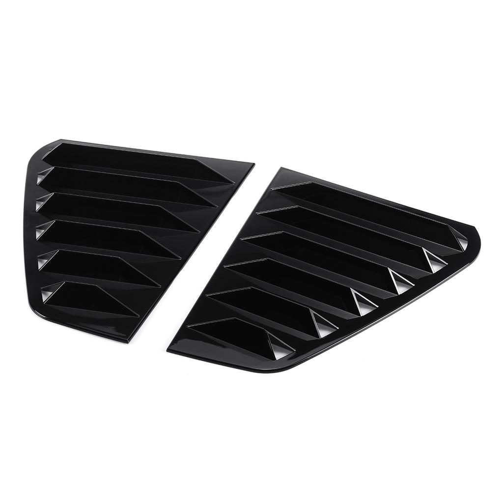 Buy 2x Quarter Louver Cover Vent Rear Side Window For VW Golf MK7 MK7.5 ...