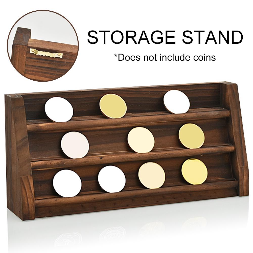 Buy Commemorative Three Layer Wooden Display Stand Coin Display Easel ...
