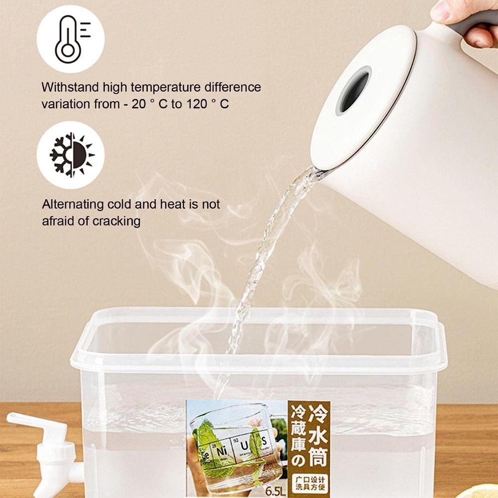 Cold Bubble Bottle Cold Water Bucket 5L Cold Water Bottle Fruit Teapot ...