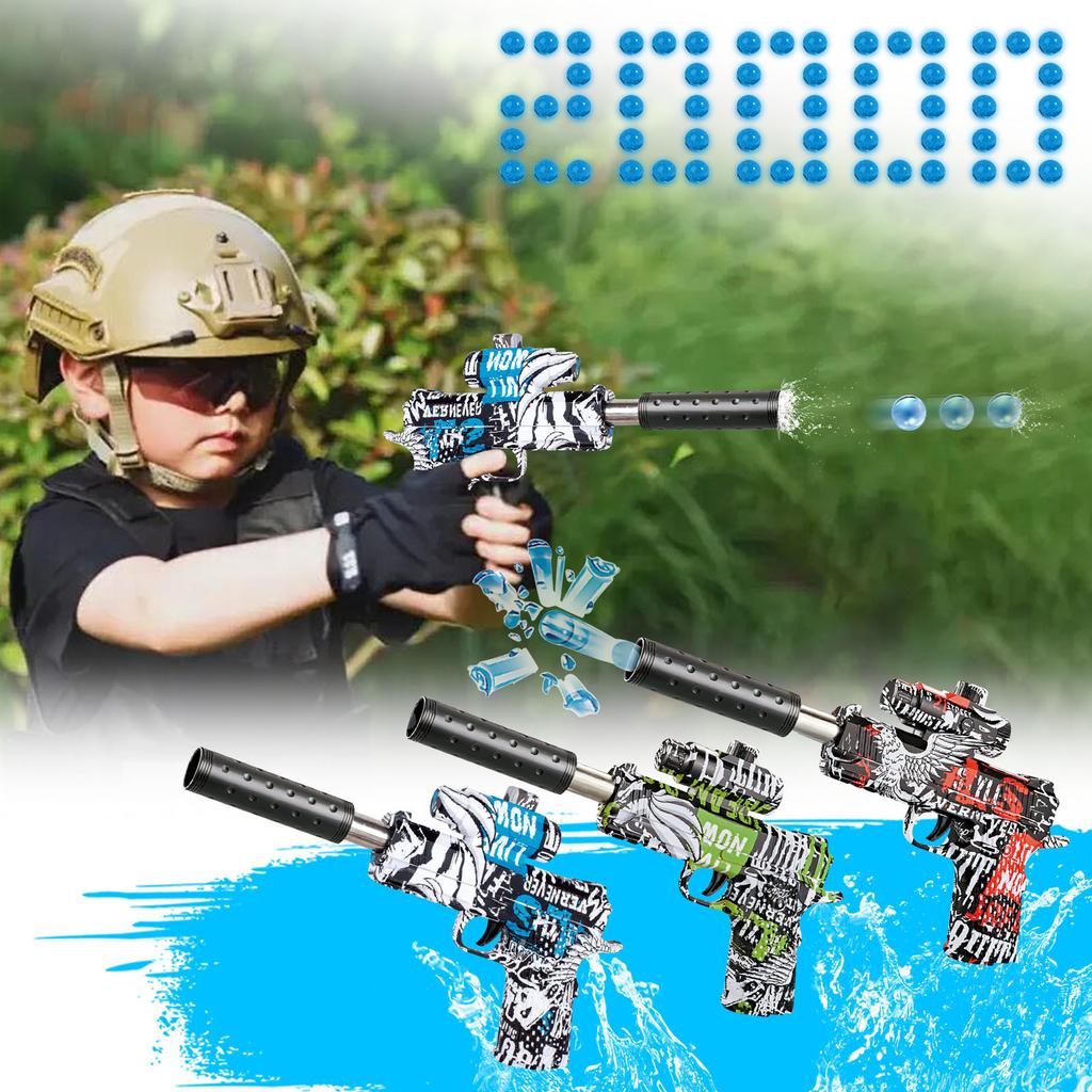 Buy (happyboy)Manual Splatter Gel Ball Blaster With 20000 Water Beads ...