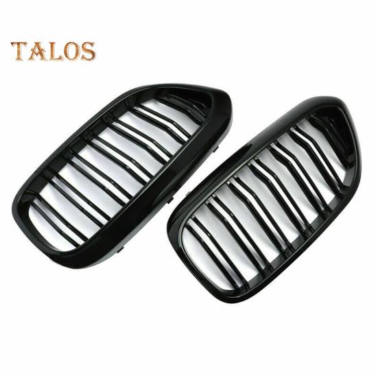 Acquista Spader 1Pair Glossy Black Car Kidney Grilles Grills ...