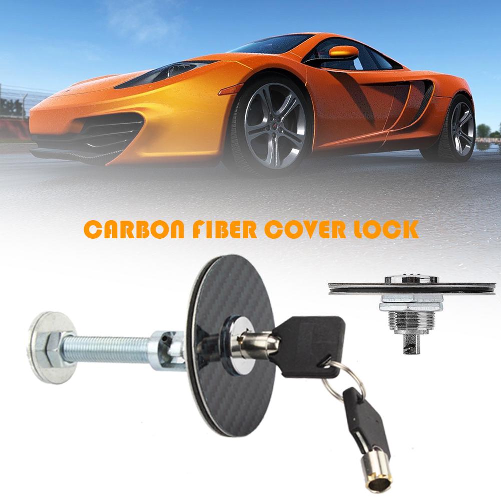 Carbon Fiber Cover Lock Racing Car Hood Invisible LockS – buy at low ...