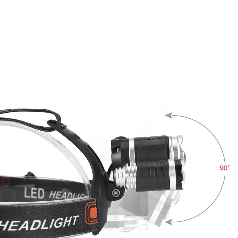 Satın alın Outad Zoomable 4 Modes Super Bright Led 3 Lamp Head Lamp ...