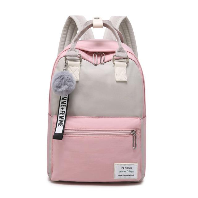 JULYCCINO Fashion Waterproof Nylon Backpack Women School Shoulder Bag ...
