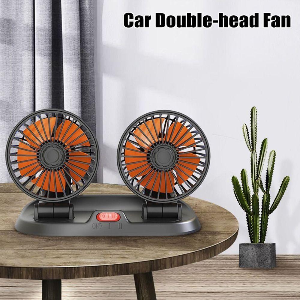 Satın alın Portable Adjustable 12V 24V USB Two Speed Control Car Fan ...