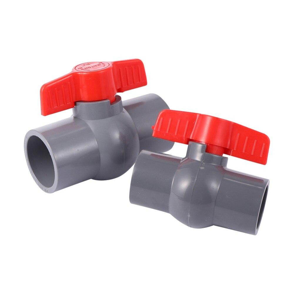 Durable Water Supply PVC Plastic Slip Ends Ball Valve 32mm to 32mm ...