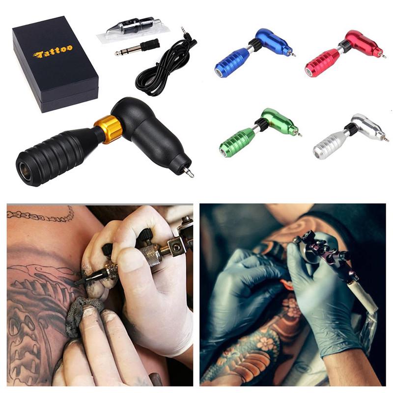 Buy Aluminum L Shape Motor Hybrid Tattoo Pen Rotary Tattoo Machine W ...