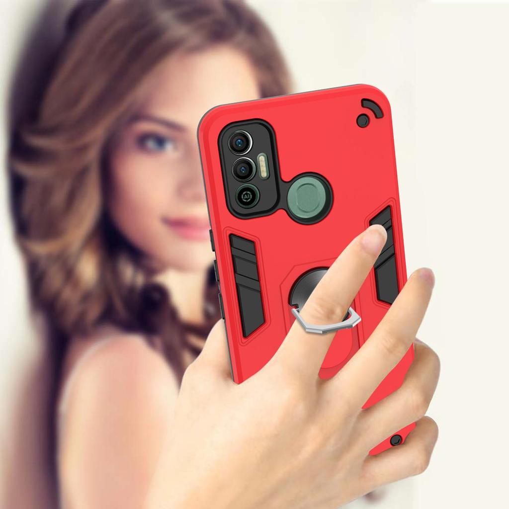 Buy Armor Shockproof Case For Tecno Spark 7 6.5" KF6 /Spark 6 6.8" KE7 ...