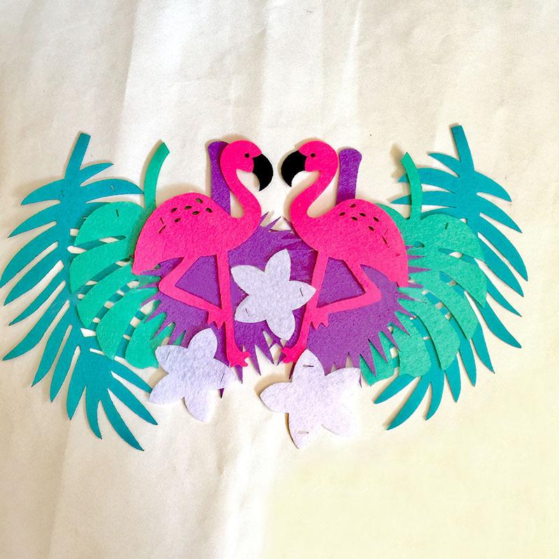 Buy Hawaiian Tropical Flamingo Pineapple Summer Party Decor Banner ...