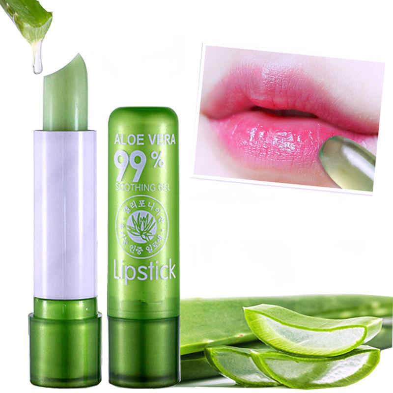 Buy 1pc Moisture Melt Lip Balm Long -Lasting Change Color Lipstick Aloe ...
