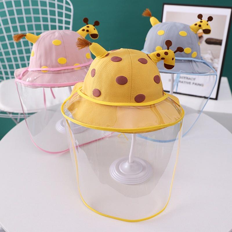Buy Baby Protective Cap with Face Shield Protective Removable Shield ...