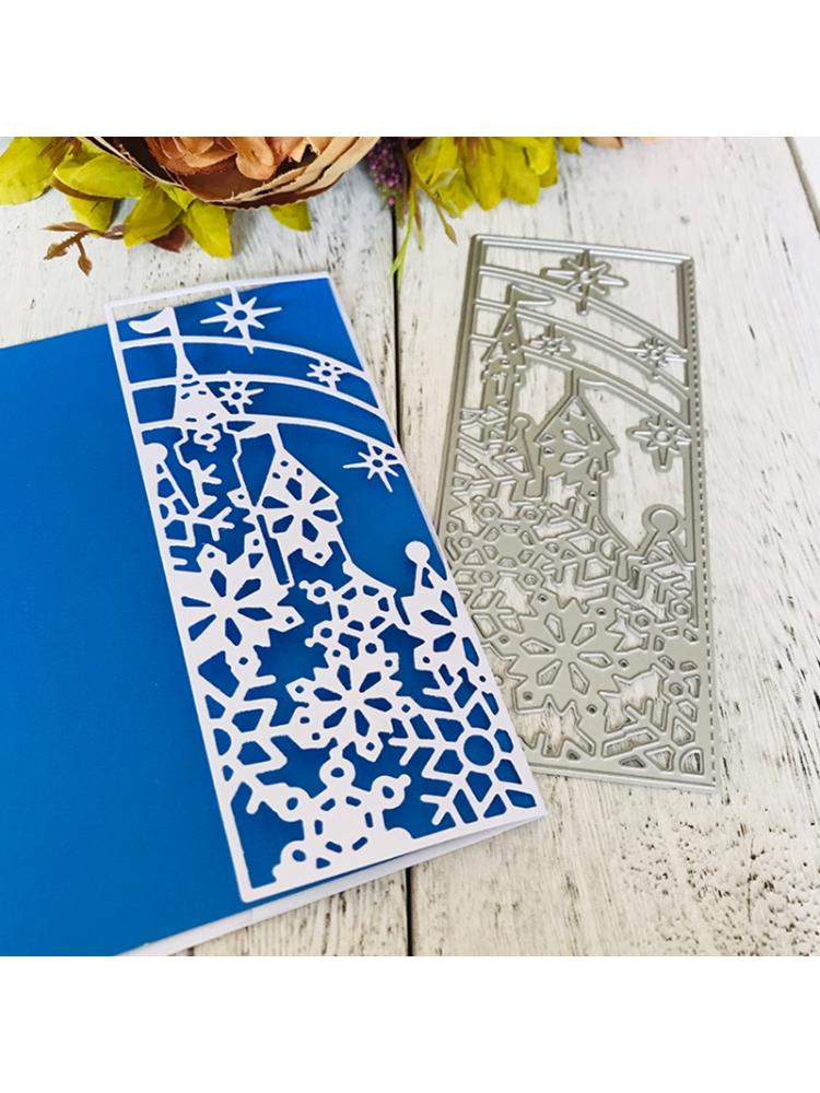 Snowflake Castle Metal Cutting Dies Stencil Scrapbooking DIY Album ...