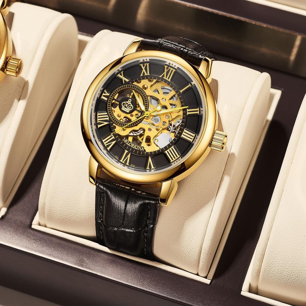 Kaufe MG. Orkina Mg Men's Watch Business Hollow Automatic Mechanical ...