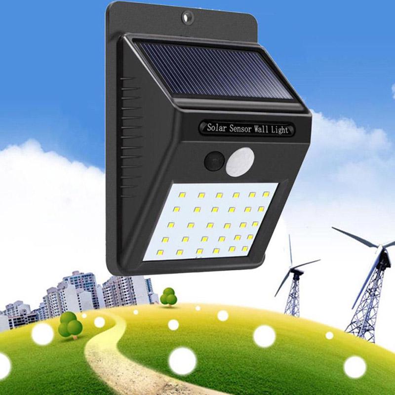 Buy High Quality Home Decor Solar Power 30/35/40 LED PIR Motion Sensor Wall Light Waterproof ...