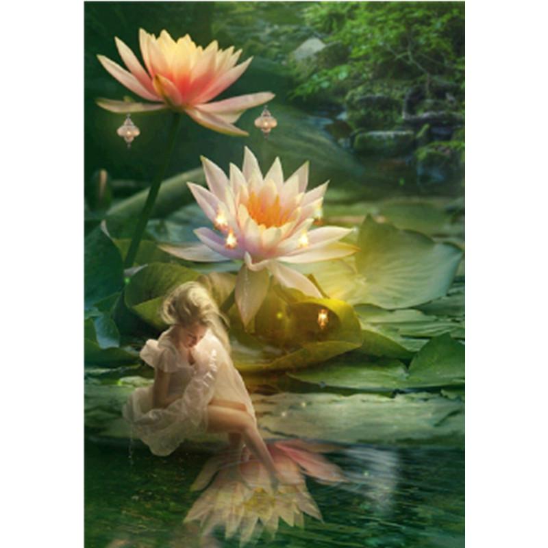 Buy Full Square/Round Diamond Painting Mermaid 5D DIY Diamonds ...