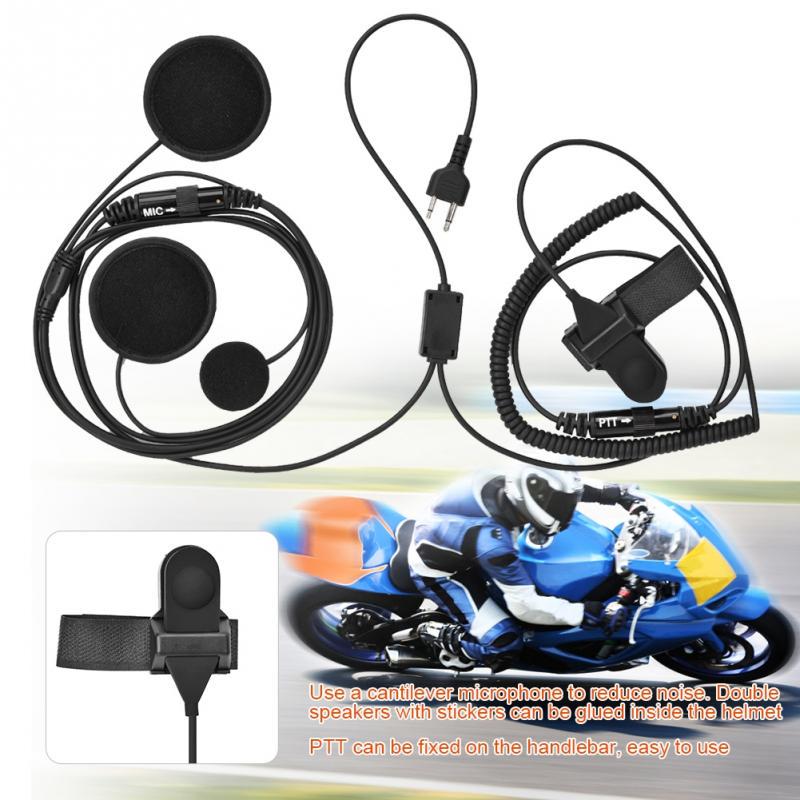 Buy 2-Pin Radio Walkie-talkie Motorcycle Bicycle Racing Full Face ...