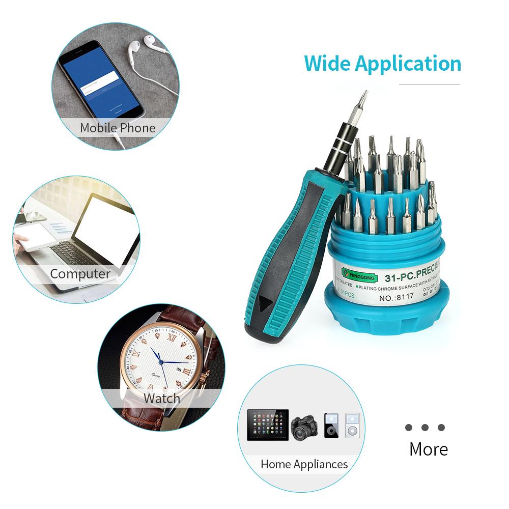 Buy PENGGONG 31PCS Multi-purpose Screwdriver with Magnetic Tools ...