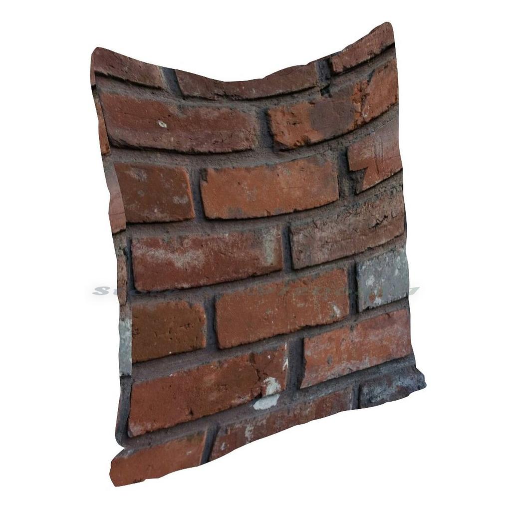 Cheap Brick Wall Pillow Case Throw Pillow Cover Cotton Linen Flax ...