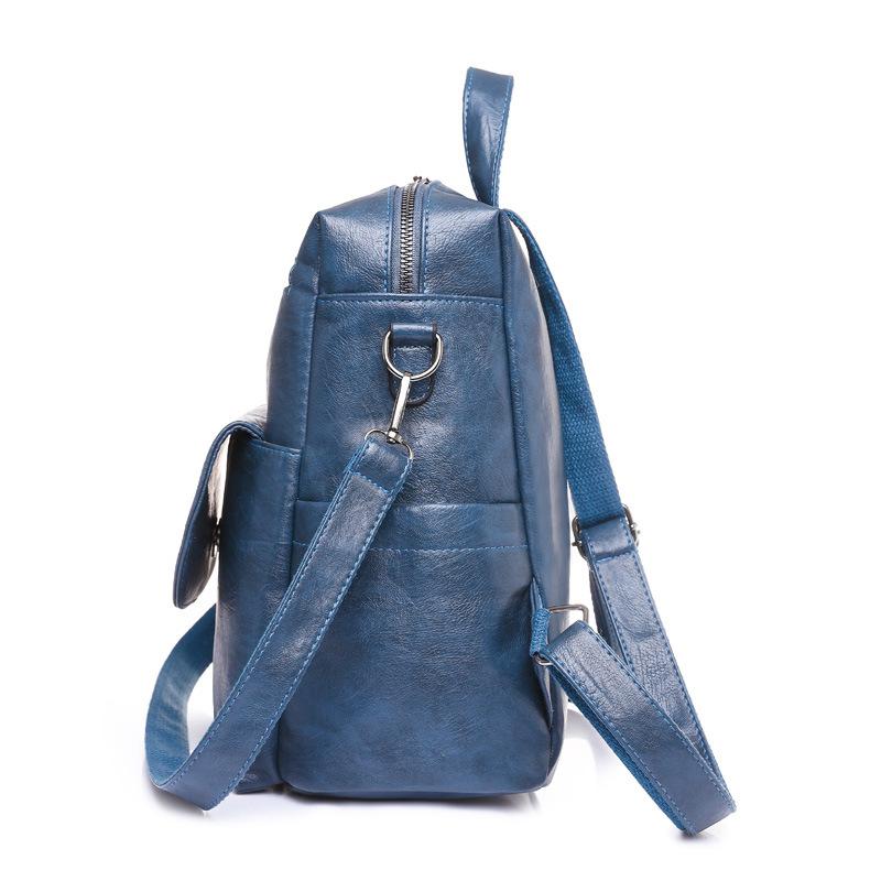 Buy Women's Fashion Street Trend Backpack Single Shoulder Messenger Bag ...