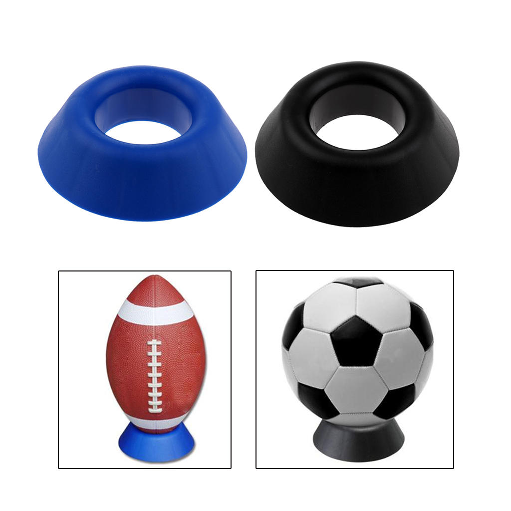 Buy 2x Ball Stand Basketball Football Soccer Rugby Plastic Display ...