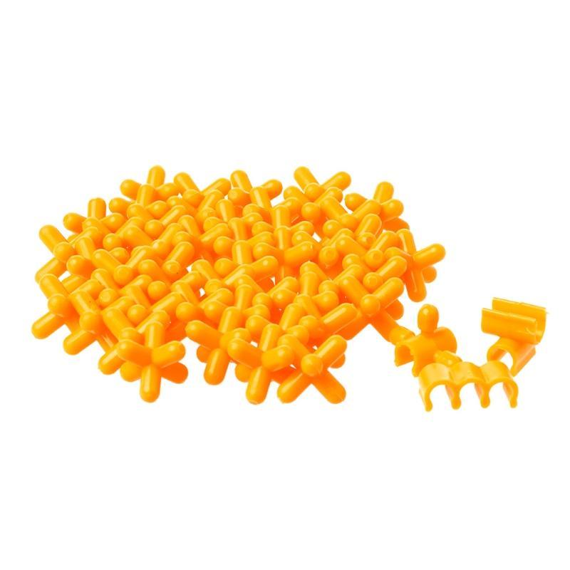Buy 100Pcs Colorful Plastic Straw Assembled Building Blocks Children ...