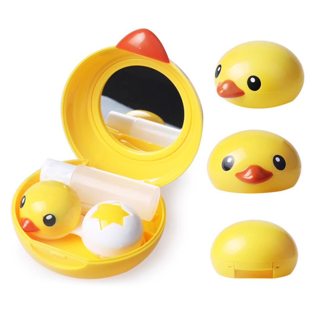 Buy Mini Cartoon Plastic Contact Lens Box Bear Rabbit Chicken Shape ...