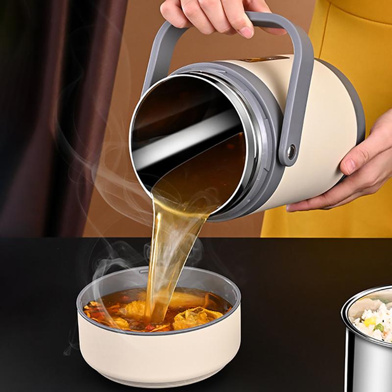 2/1.6l Usb Electric Heated Lunch Box Portable Food Warmer Container For ...