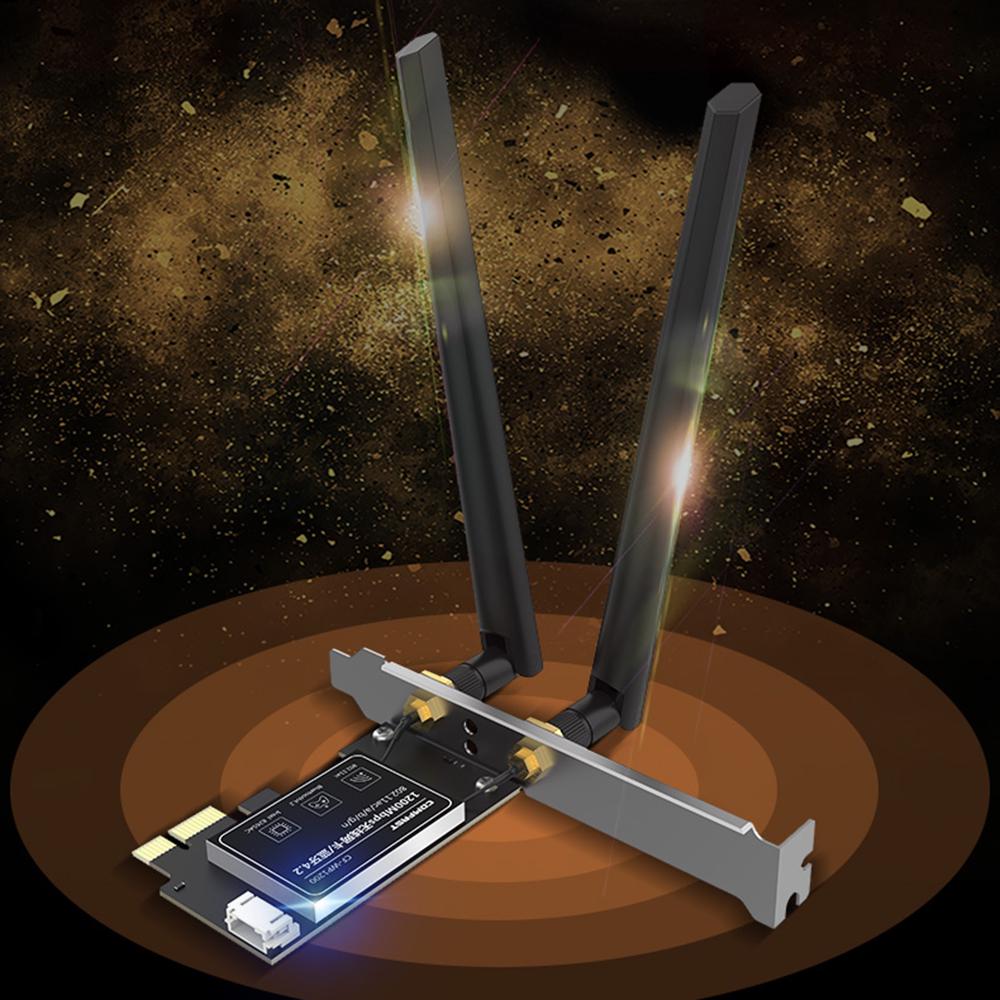 Dual band 2.4Gbps Wireless Network Wifi PCI-E 1X Card For Intel AX200 ...