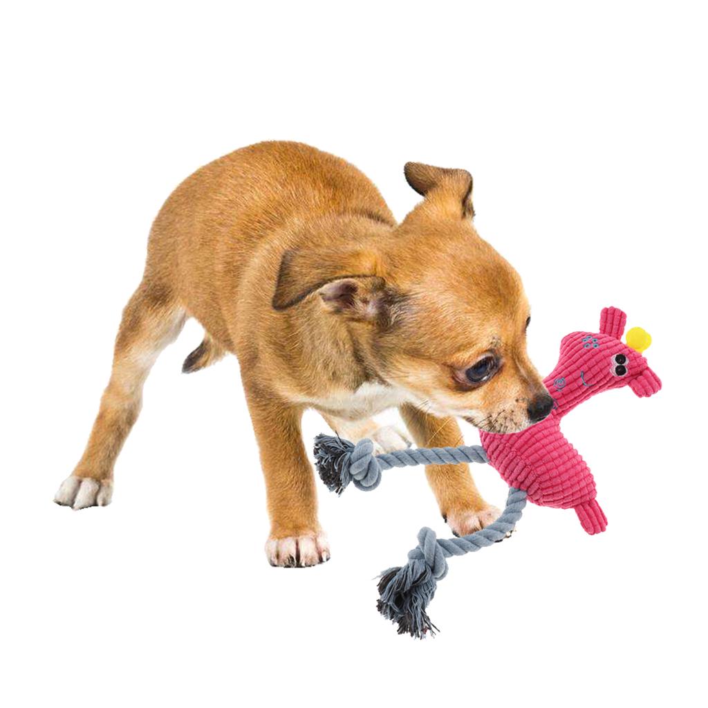 Cheap Small Dog Puppy Love Toy Cotton Cartoon Animal Deerlet Sound Toys ...