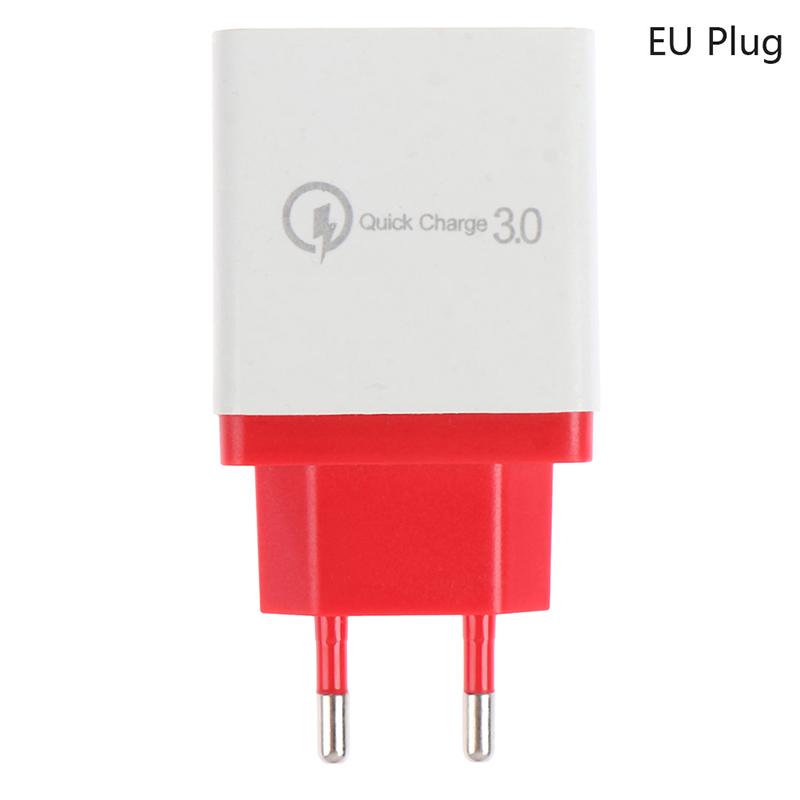Eu/Us Plug Usb Charger Quick Charge 3.0 For Mobile Phone Adapter Fast ...