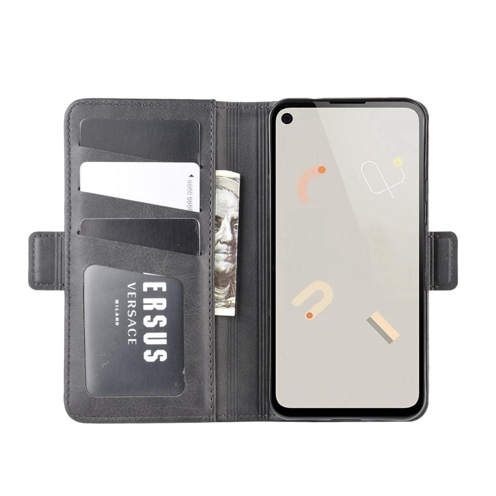 Buy Anti-knock Flip Leather Wallet Cover for Google Pixel 4A with Card ...