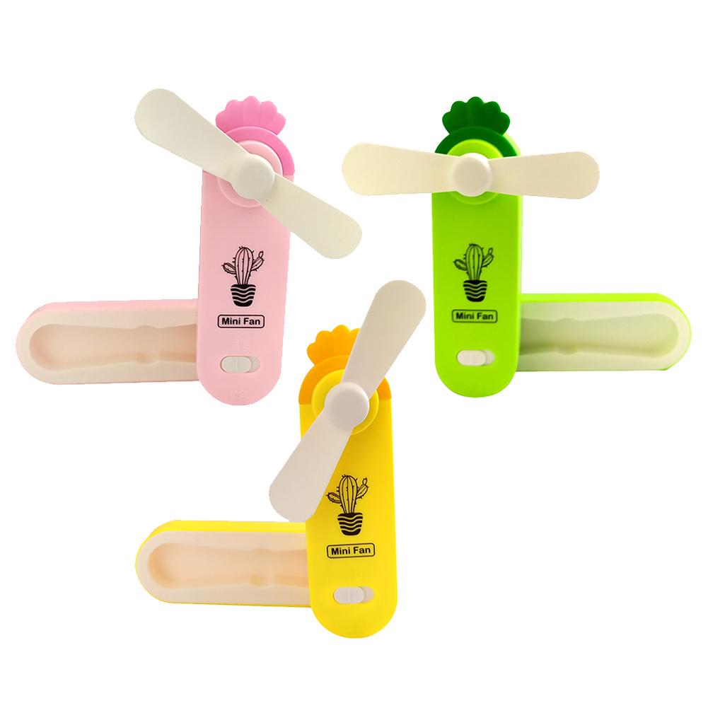 Buy Cactus Outdoor Portable Folding Fan Mini USB Charging Handheld ...