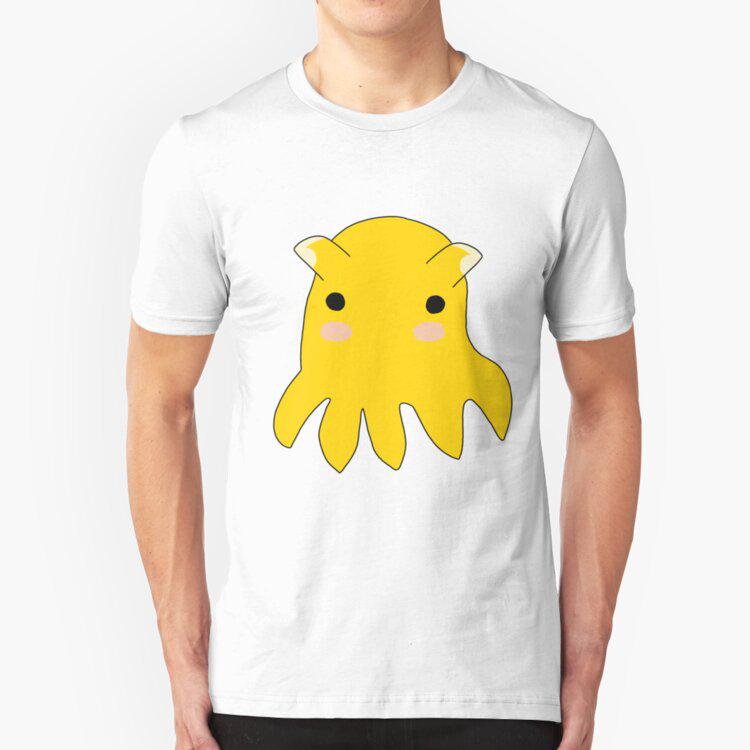 Buy Bashful Dumbo Octopus Cotton White Tees Summer Men T Shirts Male ...