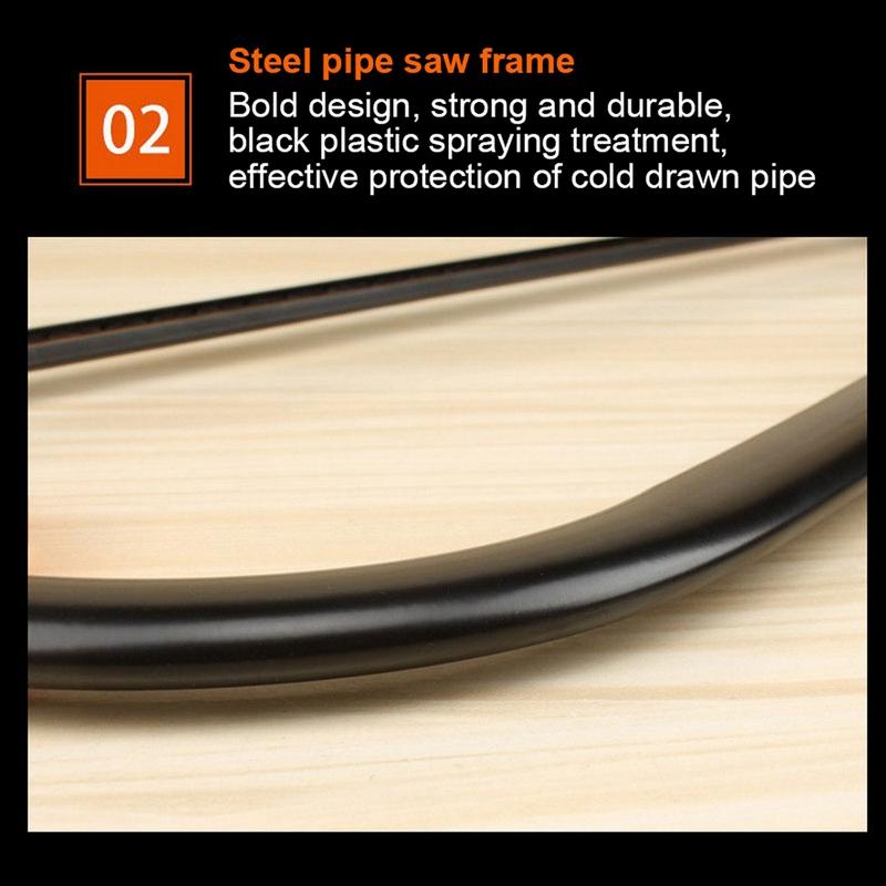 Buy 12 Inch Adjustable Saw U-Shape Coping Jig Saw with 20 Saw Blades ...