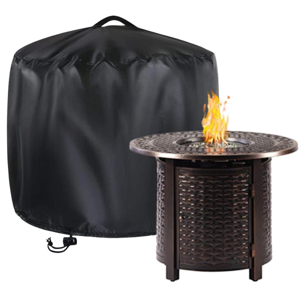 Buy Round Fire Pit Cover|Firepit Cover Fire Pit Dust Cover|Durable Fire ...