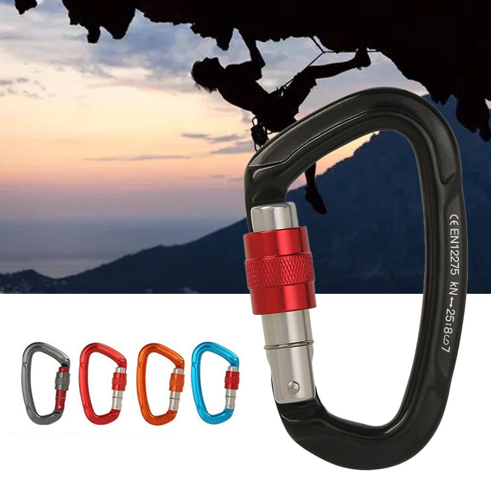 Satın alın Rappelling Carabiner 25KN Black/Bule/Red/Orange/Grey | Joom