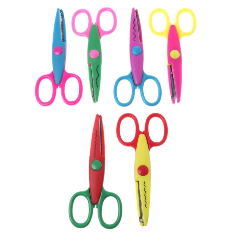 Craft Scissors 6 Shaped Assorted Cutting Patterns Designs Paper Edges ...
