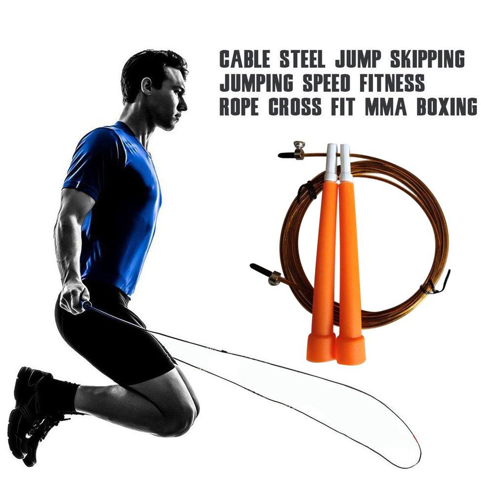 Satın alın King Cable Steel Jump Skipping Jumping Speed Fitness Rope ...