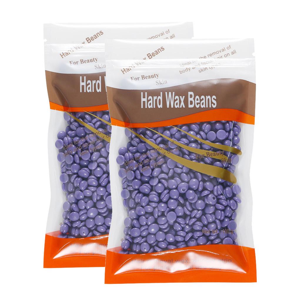 Buy [MMM] 2PC No Strip Depilatory Hot Hard Wax Pellet Waxing Hair ...