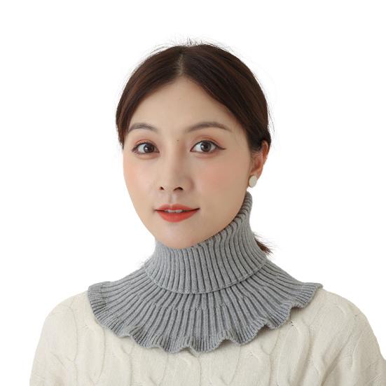 Buy Comfortable Stretchy False Collar Knitted Fabric Practical Warm ...