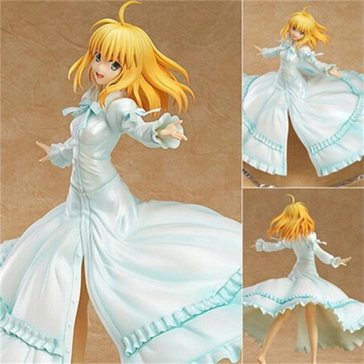 Buy Anime Fate Stay Night Saber Last Episode Action Figure 1/8 Scale ...