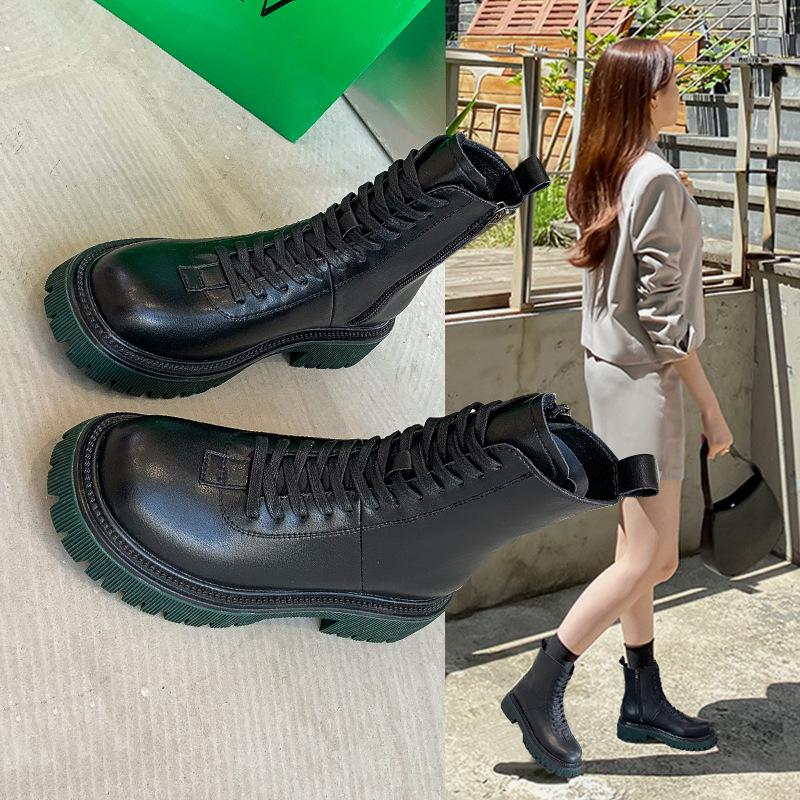 Buy Long Barrel Martin Boots Autumn and Winter New Women's Boots Retro ...