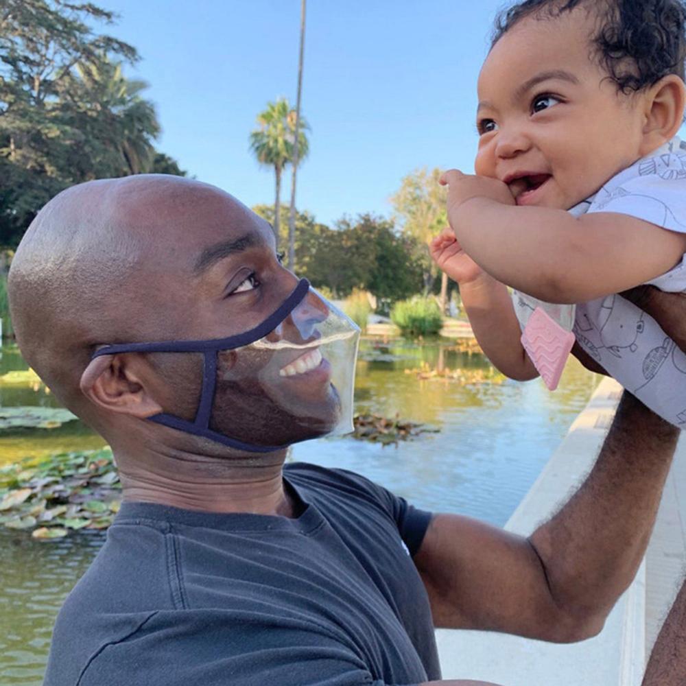 Buy Fashion Masks Adult Unisex Lip Language Dustproof Haze and Saliva ...