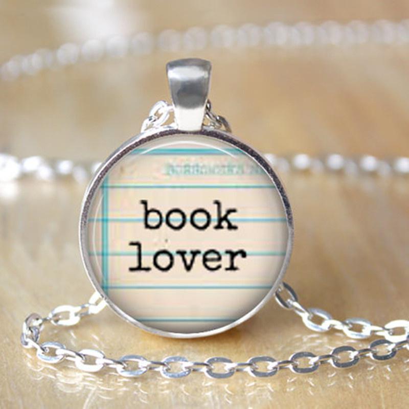 Buy Book Lover Necklace - Librarian Gift - Book Lover Accessories ...